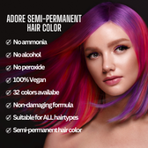 Adore Semi Permanent Hair Color | Ashley Lee Cosmetics